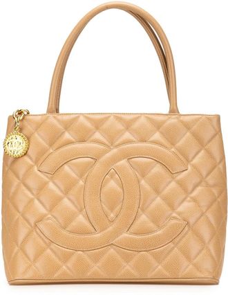 Chanel Shopper - Caviar Medallion Tote - Gr. unisize - in Braun - f&uuml;r Damen