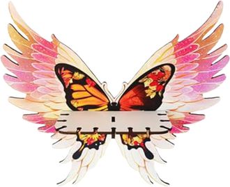 Generic Schmetterlingsfl&uuml;gel Eckregal - Schmetterling, Sch&ouml;ne Fl&uuml;geldisplay, Eckst&auml;nder Dekorieren | Schmetterlingswandaufbewahrung f&uuml;r Zimmer Wohnungen B&uuml;ros