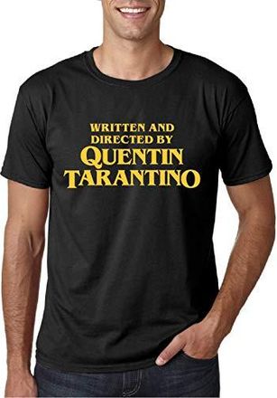 Desconocido Fruit of the Loom T-shirt pour homme Written and Directed by Quentin Tarantino 100 % coton - Noir - XXL