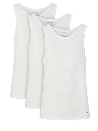 Calvin Klein Underwear Tanktop-Set Tank 3Pk LV00NB4184 Wei&szlig; Slim Fit