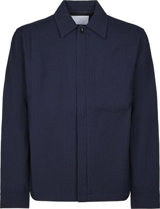 Cellar Door Homme, Vestes, Bleu, Taille: L Veste &agrave; Capuche
