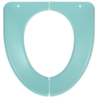 Angoily Faltbarer Toilettensitzbezug aus Wasserdichtem Kunststoff Universell Rutschfest Leicht und Kompakt Reise Wc Sitz f&uuml;r Erwachsene Faltbares T&ouml;pfchen f&uuml;r