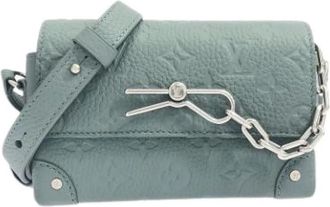 Louis Vuitton Pre-owned Cuir sacs-louis-vuitton - Femme - Pre-owned - Vert - Taille: ONE Size