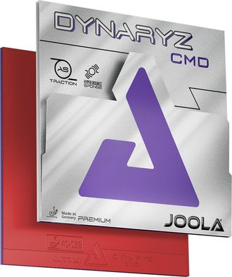 Joola Gummi DYNARYZ CMD MAX Schl&auml;ger, Erwachsene, Unisex, Rot (rot), Einheitsgr&ouml;&szlig;e
