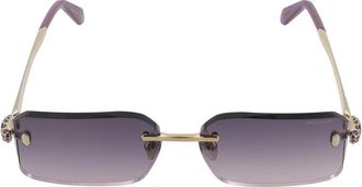 Bulgari Lunettes de soleil rectangulaires d&eacute;grad&eacute;es Bv40108U - unisex - Accessoires - Jaune - Taille: 58 MM