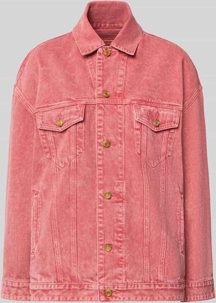 Michael Kors Oversized Jeansjacke mit Brusttaschen