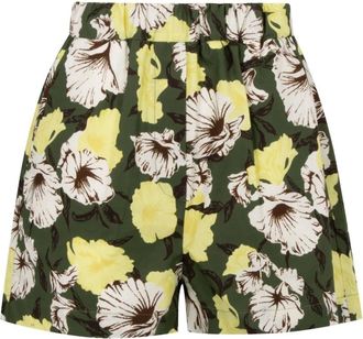 Msgm Msgm, Femme, Shorts, Vert, Taille: 34 FR Short Shorts