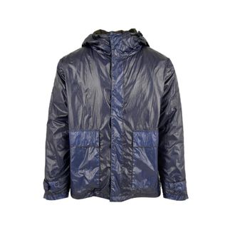 Aspesi Jacke mit Frontrei&szlig;verschluss und mehreren Taschen - - Jackets - Herren - Blau - XL