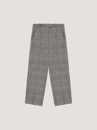 Circolo 1901 Prince Of Wales masculine trousers Nero Prince of Wales / 42