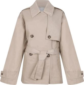 Calvin Klein Femme, Manteaux, Beige, Taille: 42 FR Trench-coat crois&eacute;
