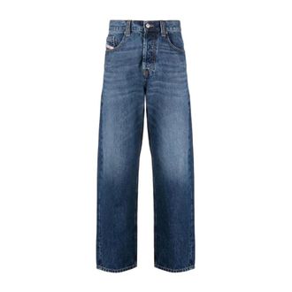 Diesel Homme, Jeans, Bleu, Taille: W32 Jeans Droits Design Classique