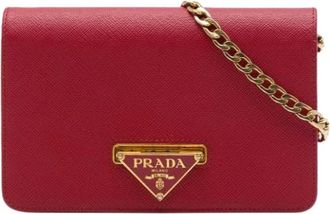 Prada Sac bandouli&egrave;re Pre-owned - Femme - Pre-owned - Rouge - Taille: ONE Size