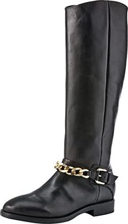 Geox Femme Donna Brogue F Bottes, Black, 35 EU