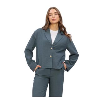 Object Objrini LO Blazer - - Jackets - Damen - Blau - XS