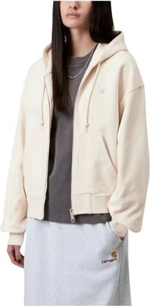 Carhartt Work in Progress Femme, Sweatshirts et sweats &agrave; capuche, Beige, Taille: 42 FR Veste &agrave; capuche Casey