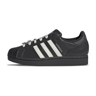 adidas Femme, Chaussures, Noir, Taille: 40 2/3 EU Superstar II W Carbon