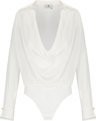 Elisabetta Franchi BLOUSE BODY IVOIRE ELISABETTA FRANCHI