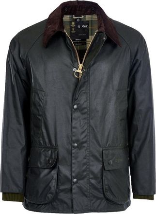 Barbour Wachsjacke Bedale mit Cord-Details in