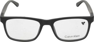 Calvin Klein Homme, Accessoires, Noir, Taille: 52 MM Lunettes Noires Mat Mod&egrave;le Ck20535