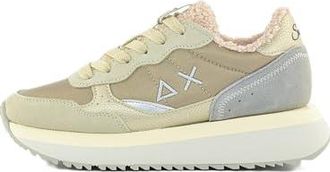 Sun 68 Chaussures Big Ally Teddy Blanc Cr&egrave;me Femme - Z45210, Blanc cr&egrave;me, 36 EU