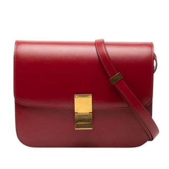 Celine Sac bandouli&egrave;re vintage Pre-owned - Femme - Pre-owned - Rouge - Taille: ONE Size