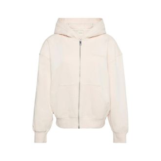 Calvin Klein Femme, Sweatshirts et sweats &agrave; capuche, Beige, Taille: 42 FR SweaT-shirt zipp&eacute;