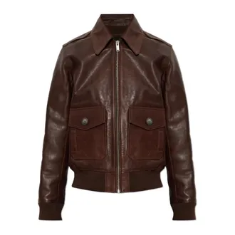 A.P.C. Die Lederjacke - - Jackets - Damen - Braun - M
