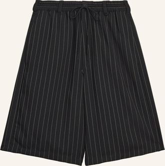 Yohji Yamamoto Y-3 Sport Uniform Shorts Mit Nadelstreifen schwarz