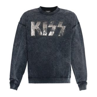 Dsquared2 X Kiss Sweatshirt - - Sweatshirts & Hoodies - Herren - Schwarzk - XS