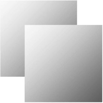 vidaXL vidaXL Wandspiegel 2 Stk. 60x60 cm Quadratisch Glas