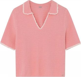 Gustav Femme, Pulls, Rose, Taille: 40 FR V-neck Tricots