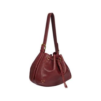 Jerome Dreyfuss Sac &eacute;paule craquel&eacute; en cuir