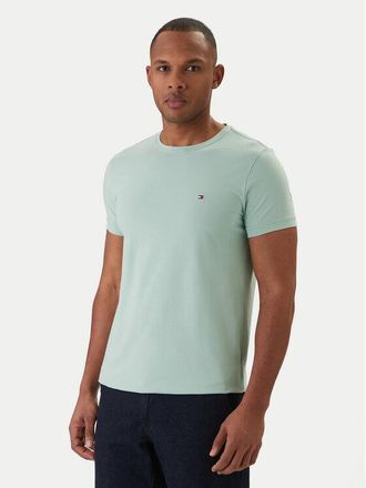 Tommy Hilfiger T-Shirt MW0MW10800 Gr&uuml;n Slim Fit