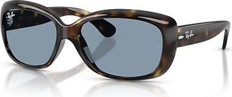 Ray-Ban Jackie Ohh Sonnenbrillen Hellhavana Fassung Blau Glas 58-17