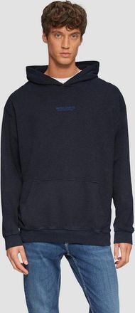 s.Oliver Sweatshirt Sweatshirt Hoodie mit Flammgarn-Struktur im Relaxed Fit