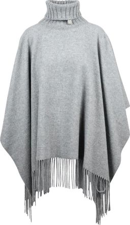Fabiana Filippi Poncho - Femme - Vestes - Gris - Taille: ONE Size