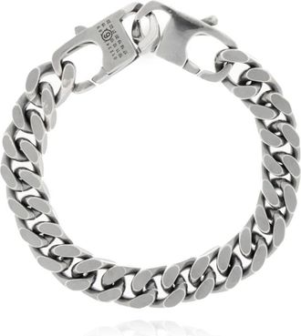 Maison Margiela Homme, Accessoires, Gris, Taille: S Brass Bracelet