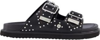 Toral Shoes Femme, Chaussures, Noir, Taille: 38 EU Sandales &Agrave; Clous Marta