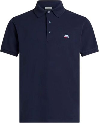 Etro Homme, Tops, Bleu, Taille: 2XL Polo