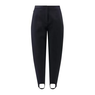 Loewe Stretch Wollmischung Steigb&uuml;geltaschenhose - - Trousers - Damen - Schwarzk - 2XS