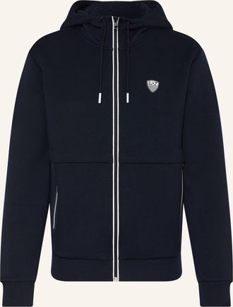 Emporio Armani ea7 Emporio Armani Sweatjacke Premium Shield blau