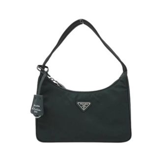 Prada Pre-owned Tessuto Shoulder Bag - Femme - Pre-owned - Vert - Taille: ONE Size