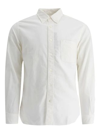 Beams Plus t-shirt Oxford Pocket - Blanc