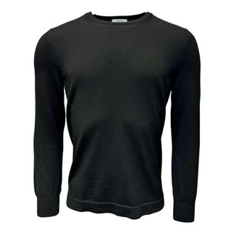 Gran Sasso Schwarzer Merino Athleisure Pullover - - Knitwear - Herren - Schwarzk - M