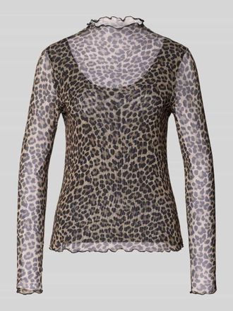 Zero Longsleeve mit Stehkragen