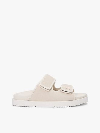 Tommy Hilfiger Sandales en cuir &agrave; double bride dentel&eacute;es