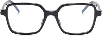 Saint Laurent Eyewear Brille mit eckigem Gestell - Schwarz