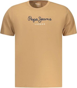 Pepe Jeans London Homme, Tops, Brun, Taille: M T-shirt &agrave; manches courtes