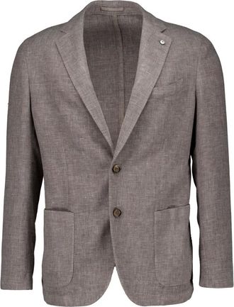 Lubiam Homme, Costumes, Brun, Taille: L Lubiam 65167 2887 Colberts Bruin 65167 2887