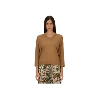 Herno Damen, Strickwaren, Braun, LGr&ouml;&szlig;e
